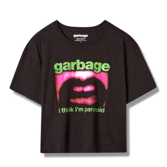 torrid | Tops | Torrid Garbage Band Relaxed Fit Cotton Crop Crew T ...